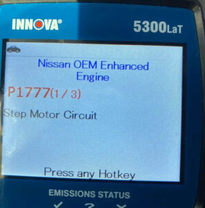 P1777 Nissan Code: A Practical Repair Guide - OBD ADVISOR
